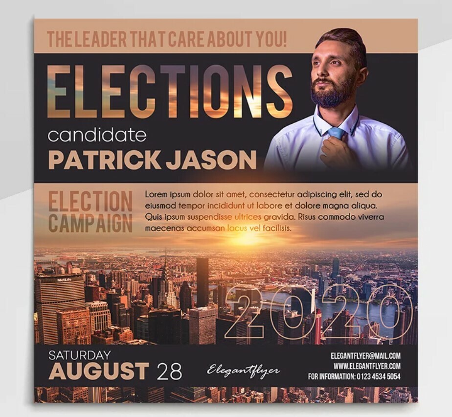 Elections – Free Instagram Stories Template in PSD + Post Templates