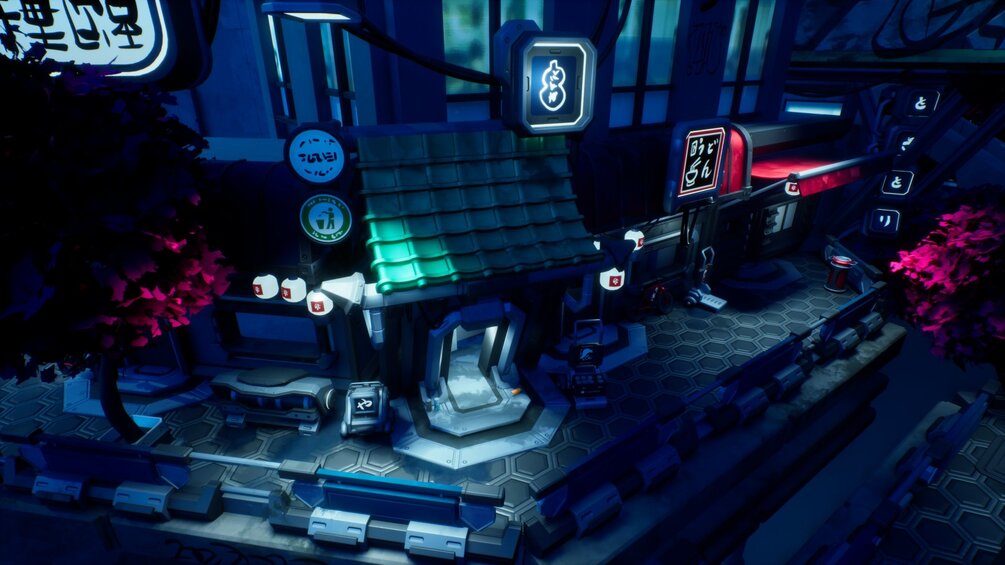 Neo Tokyo - Stylized Cyberpunk City