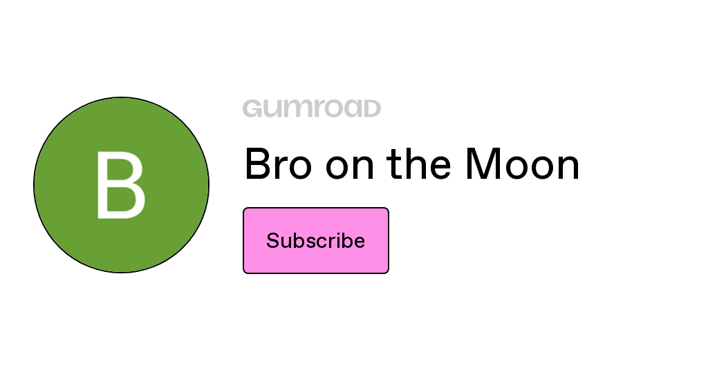 Bro on the Moon