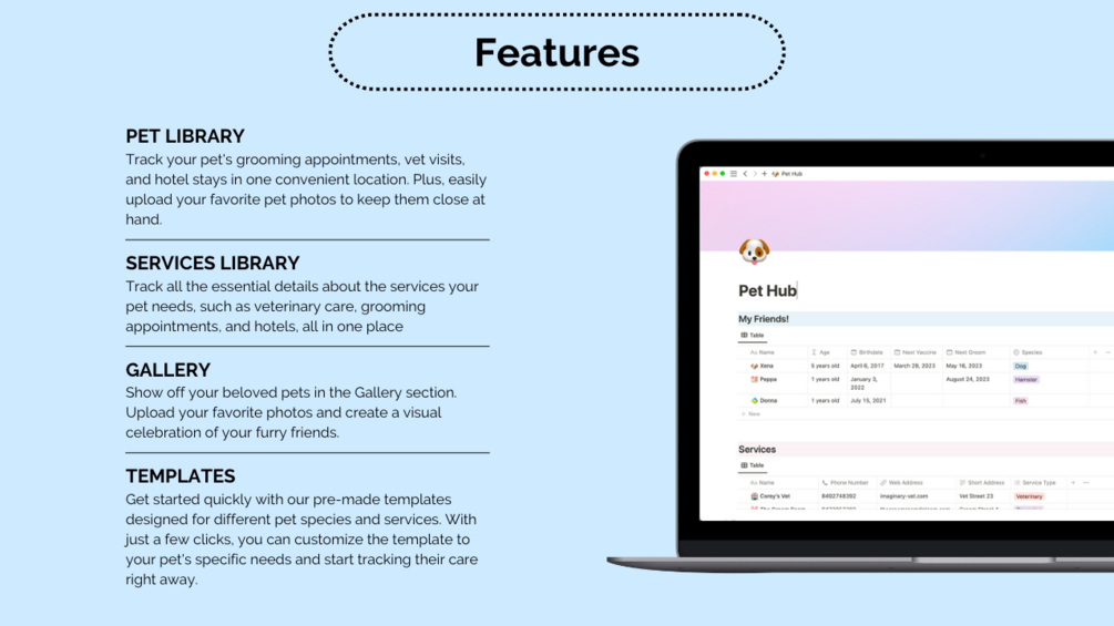 Pet Hub | Your All-In-One Pet Tracker and Journal