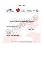 PEARS Instructor eCard