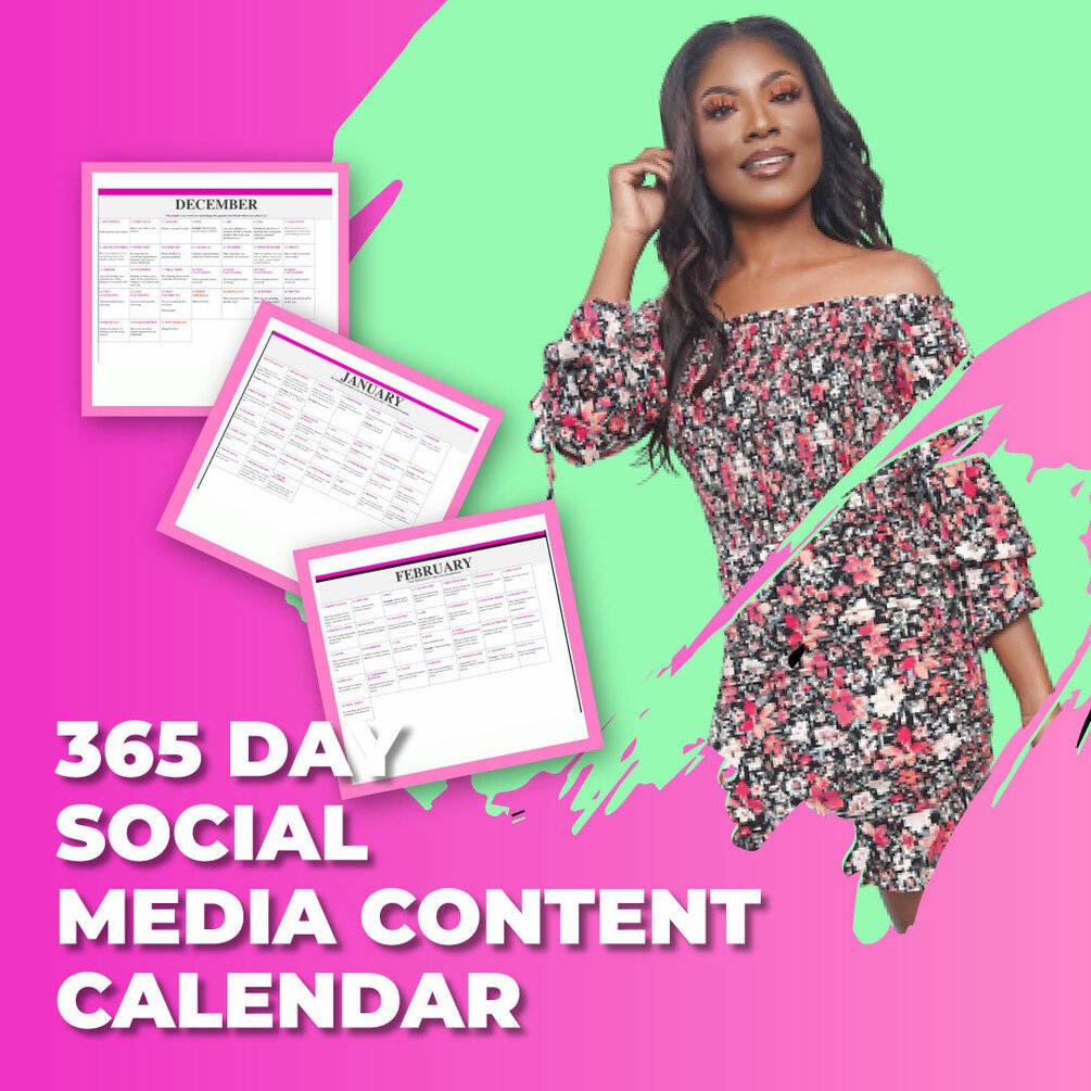 365 Day Social Media Content Calendar For Braid Bosses
