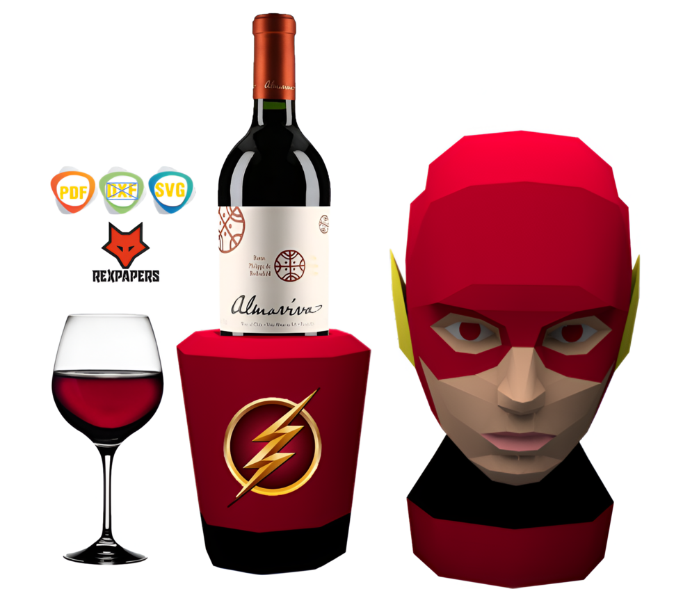 FLASH WINE BOX PAPERCRAFT