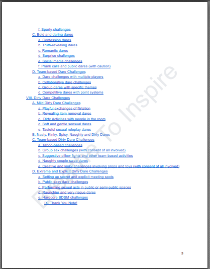 2000+ Truth Or Dare Questions (Clean & Kinky Classic Party Game edition ...