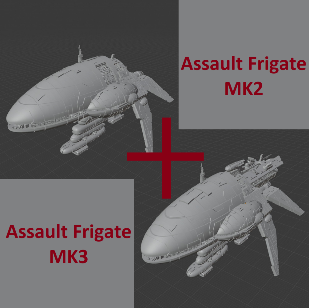 Assault Frigate MK2 + Assault Frigate MK3 (Bundle)