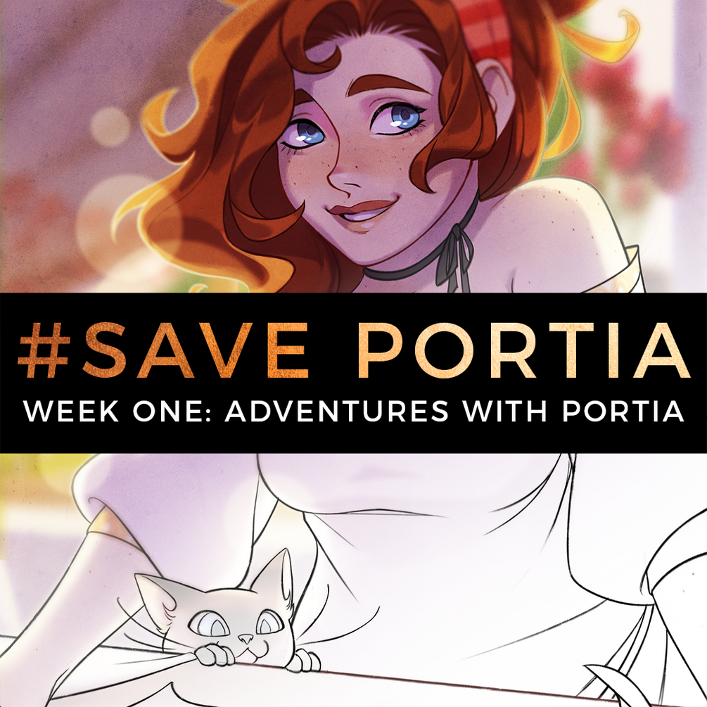 Portia Coloring Page