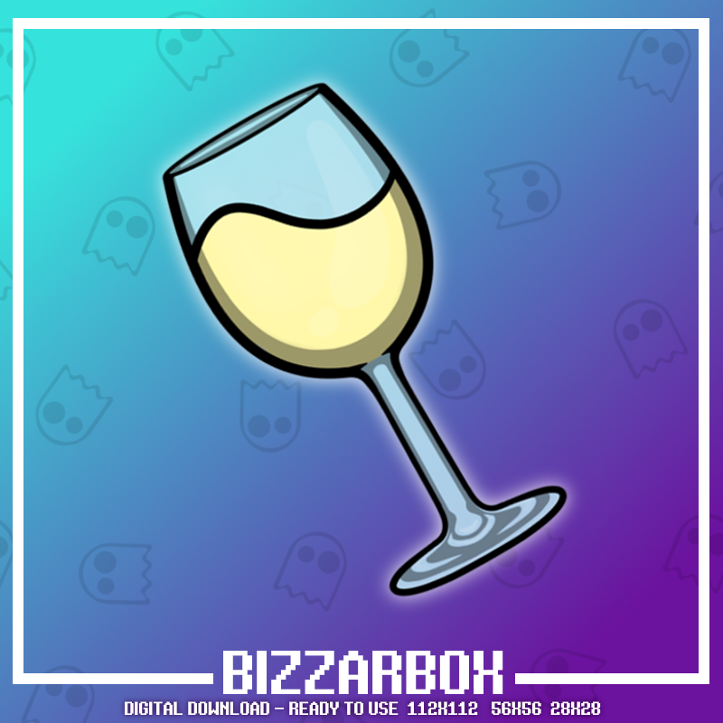 Streamer Channel Point Emote: Hydrate White Wine