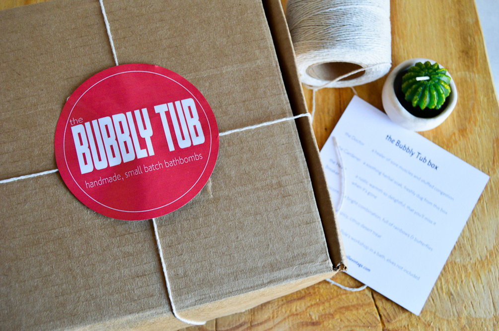 the Bubbly Tub box