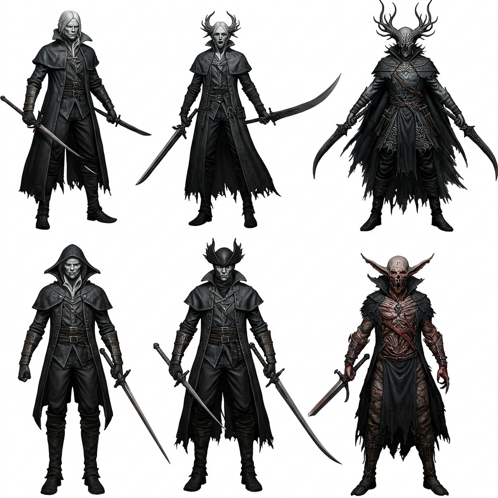 Victorian Grotesque: 3D Characters