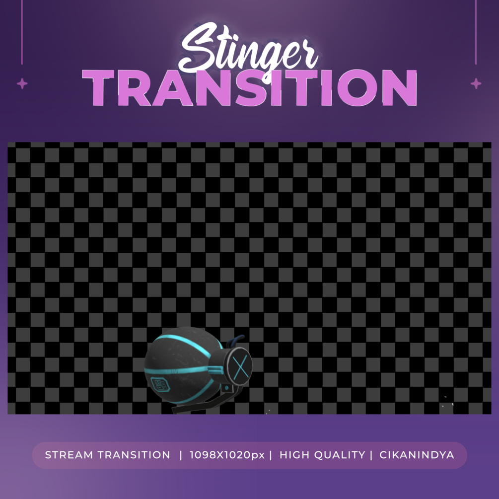 Animated Stinger Transition Digital Bomb | Cyberpunk-Inspired Explosion ...