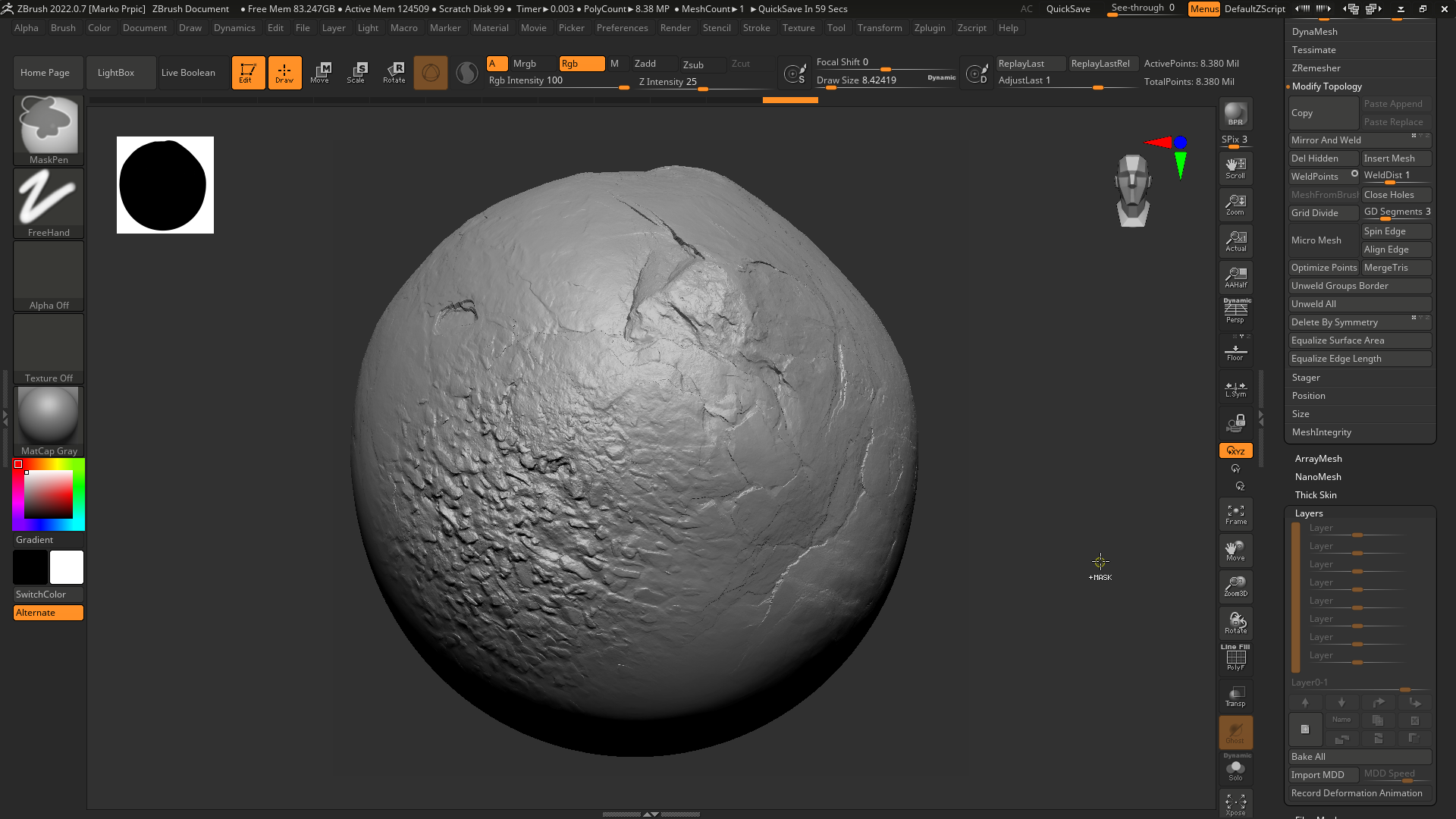 Your Alpha Textures for ZBrush, Blender, and 3D-Coat are now ready ...