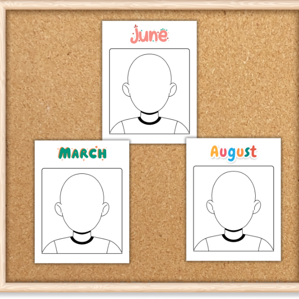 My Year in Self Portraits Printable