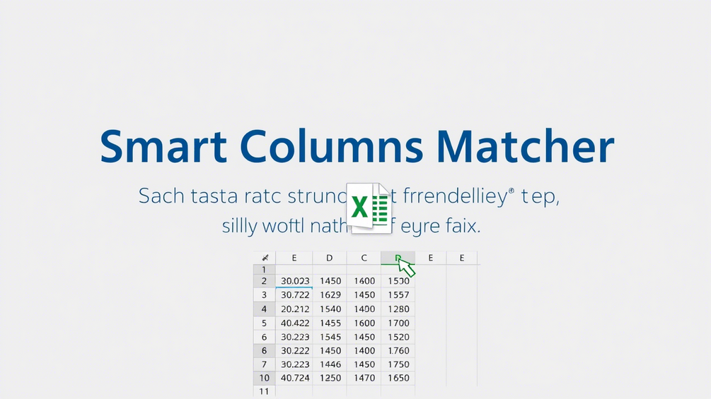 Smart Excel Columns Matcher