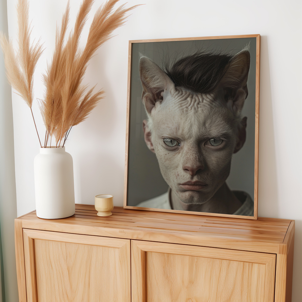 Man Siamese Cat | DIGITAL DOWNLOAD | human-animal fusion | neomorph ...