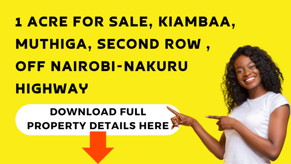 1 Acre Land for Sale, Kiambaa, Muguga off Nairobi-Nakuru Highway