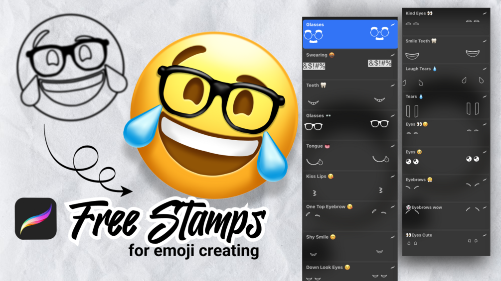 Free Stamps for Emoji Creating