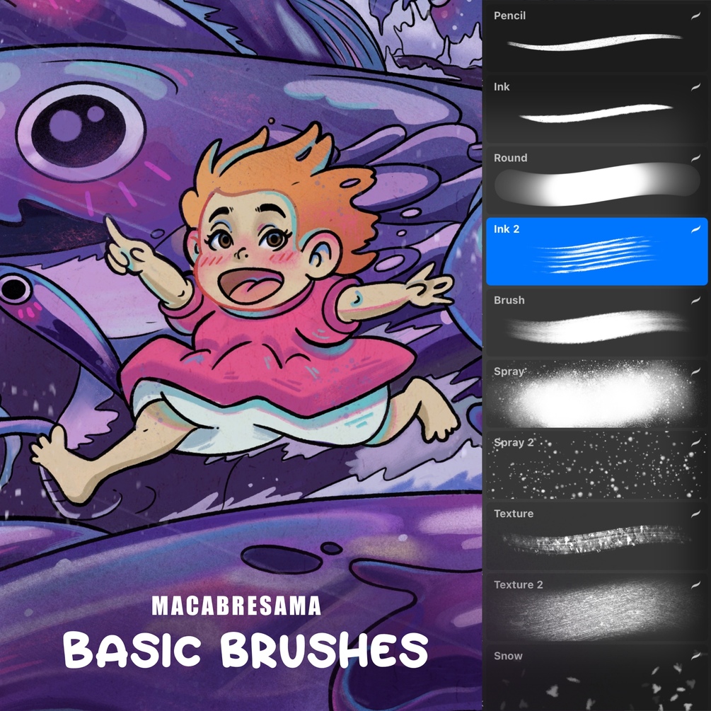 Macabresama Basic Brushes