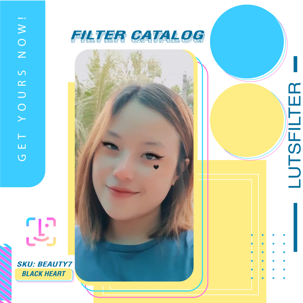 Black Heart - Instagram filter and Facebook Filter - Spark AR