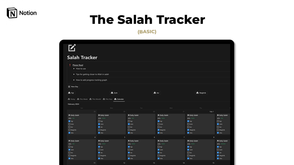 Salat Tracker (BASIC)