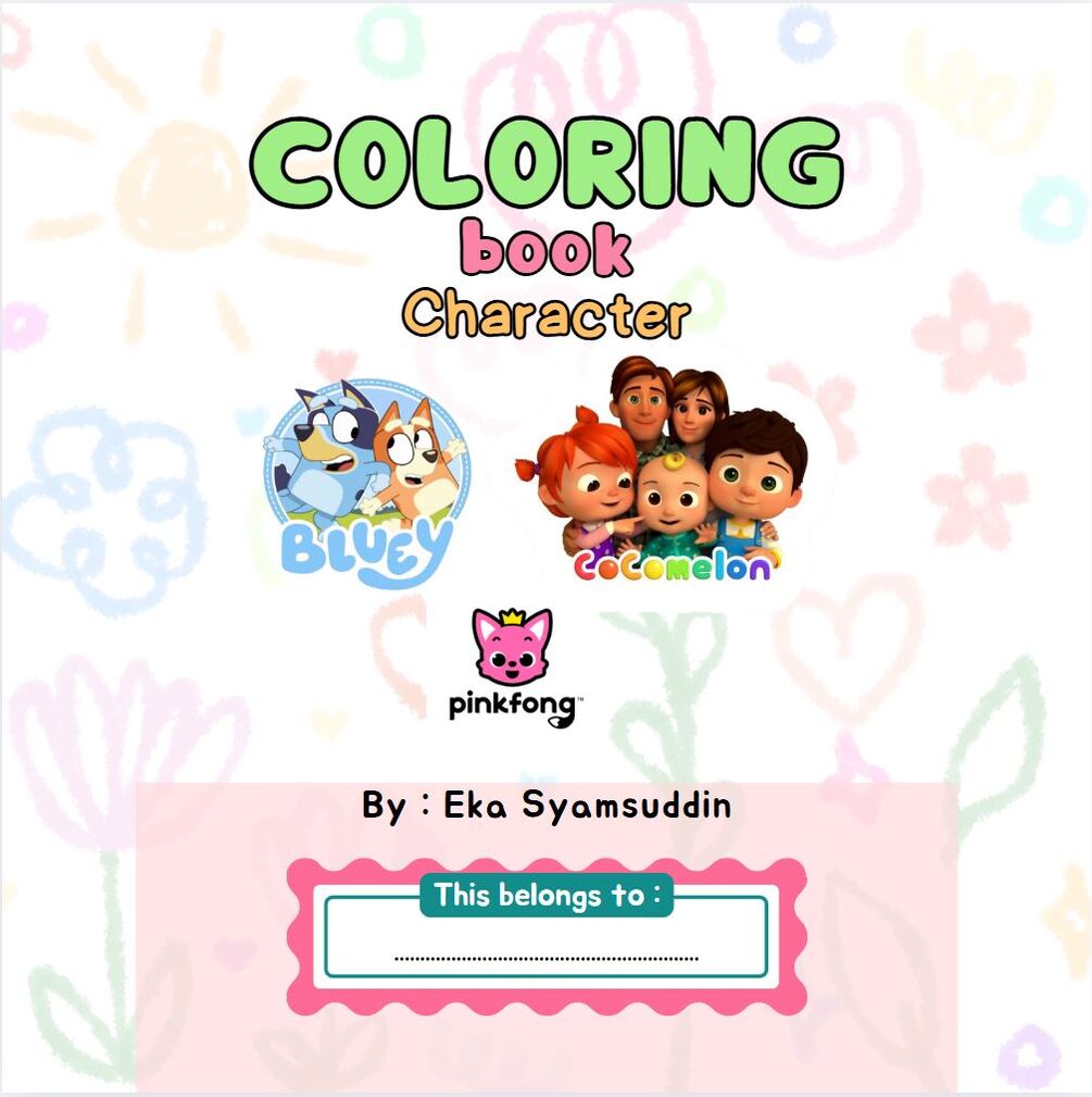 Coloring Book Favorite Characters