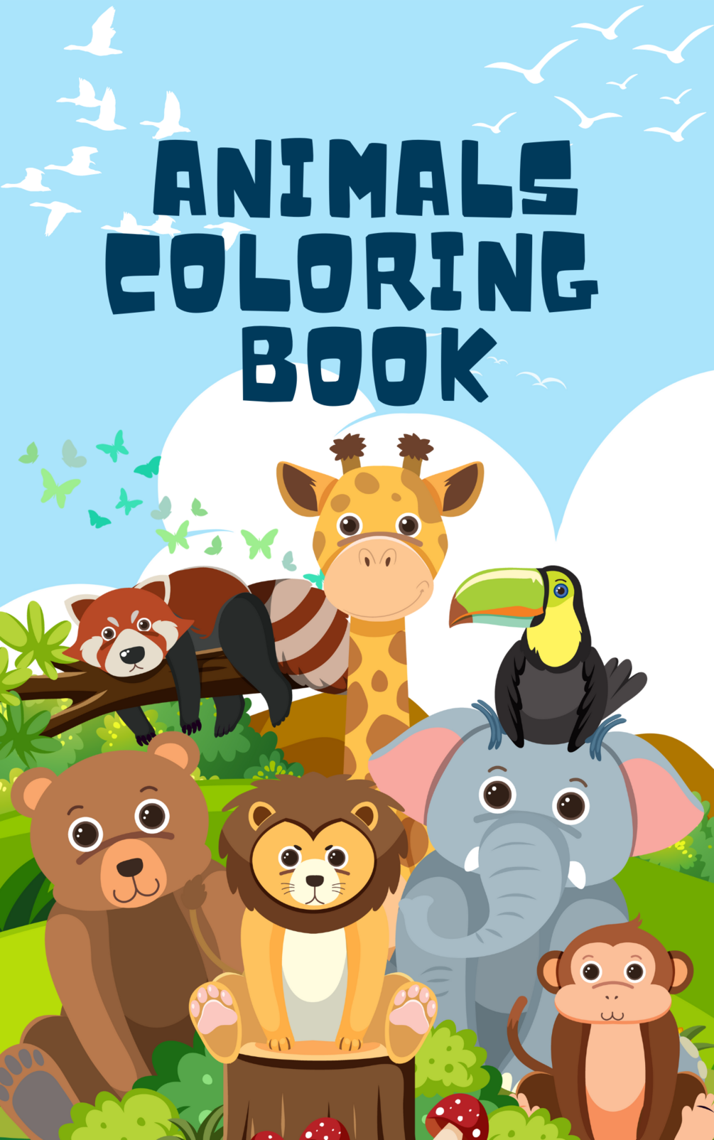 Animal Coloring Book (for kids)