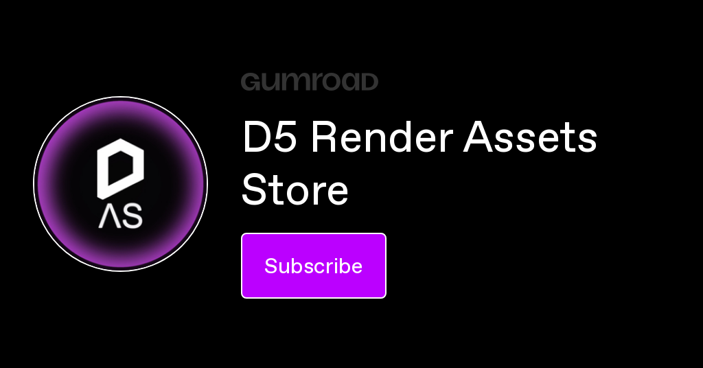 D5 Render Assets Store