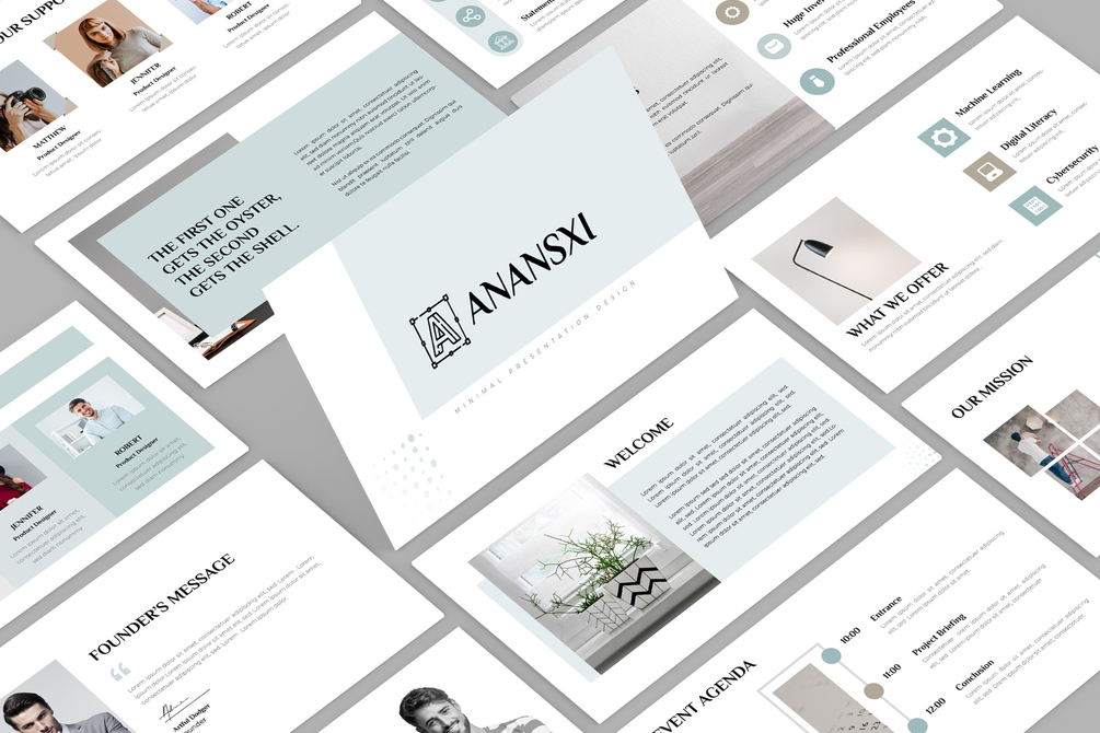 Minimal Business PowerPoint Presentation Template