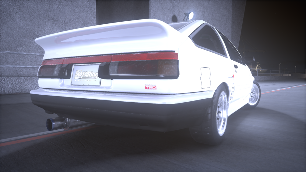 Keiichi Tsuchiya's Toyota Sprinter Trueno GT-V (AE86) 8200 RPM 20V Blacktop