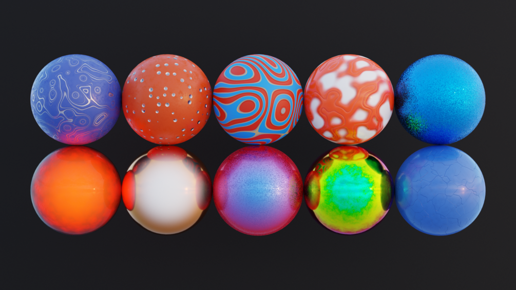 Abstract Procedural Materials