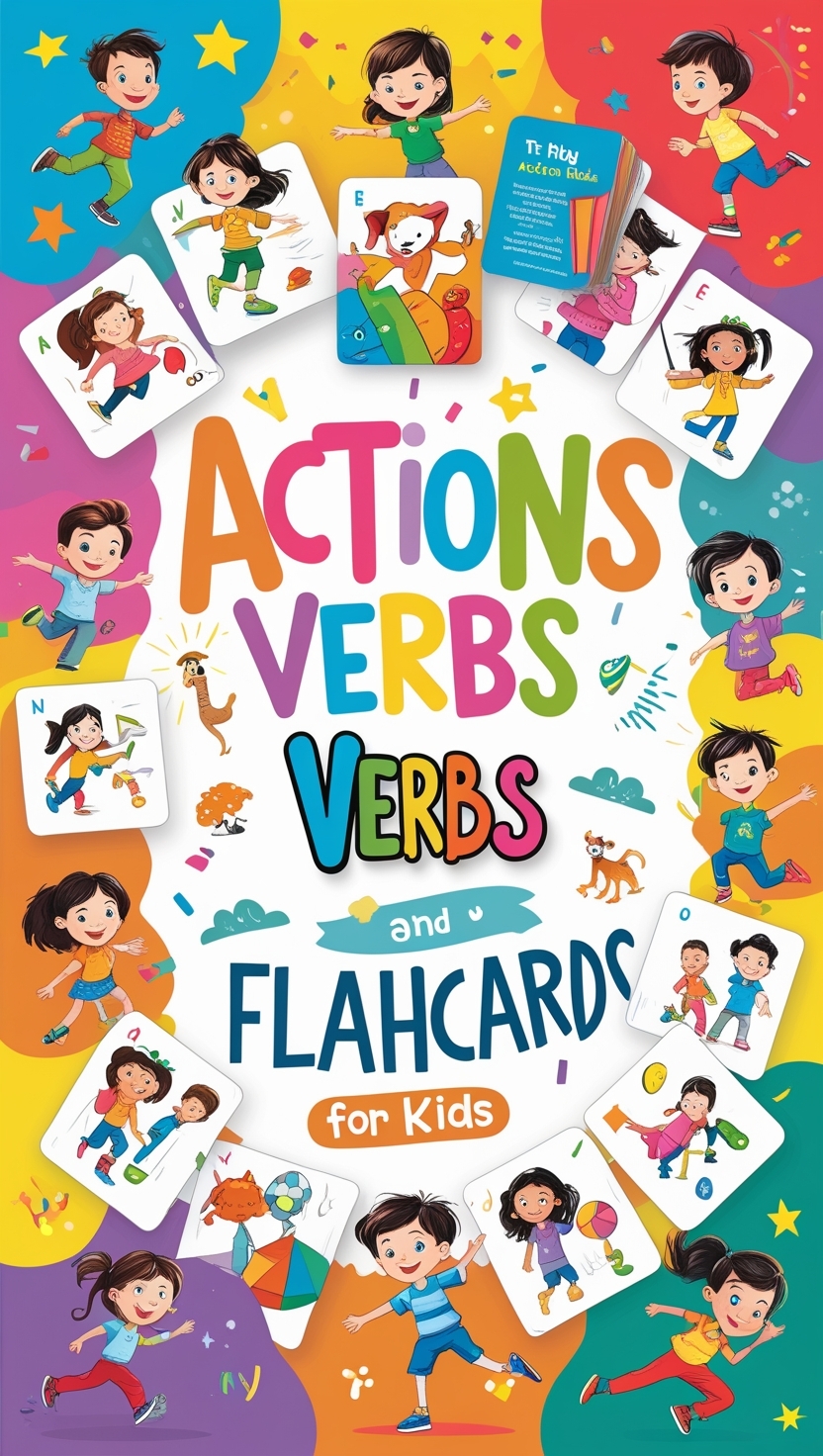 Actions Verbs Flashcards