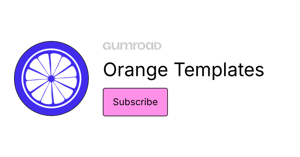 Orange Templates