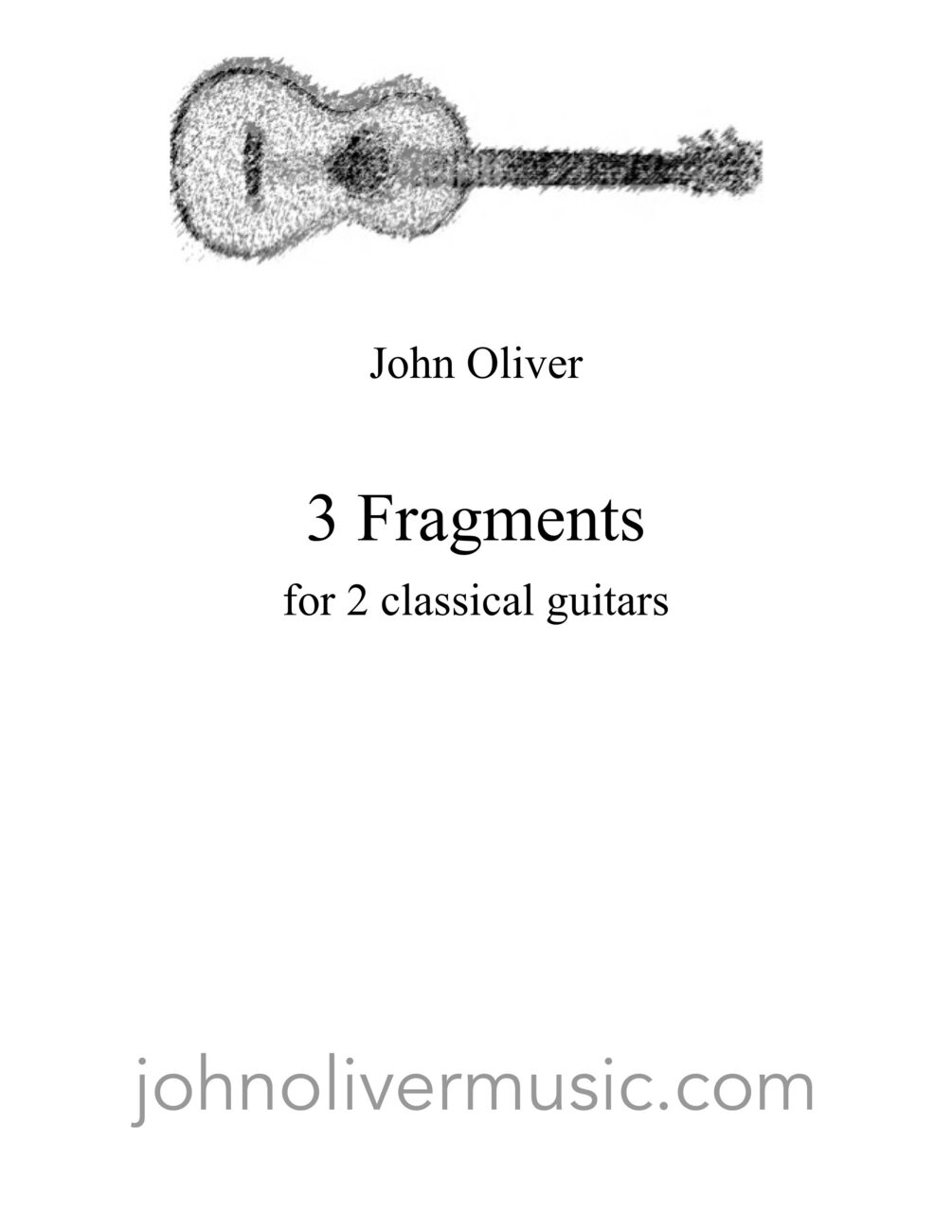 3 Fragments for classical guitar duo