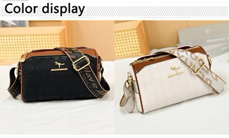 Luxury Trendy Designer Checkered Women's Shoulder Bag
