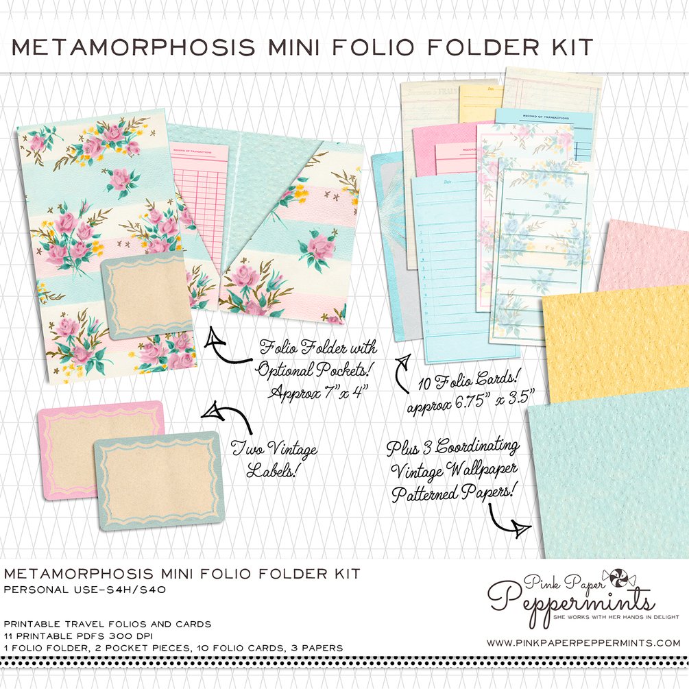 Metamorphosis | Mini Folio Folder & Cards