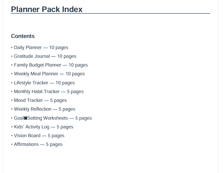 Ultimate Parent Productivity Planner Bundle