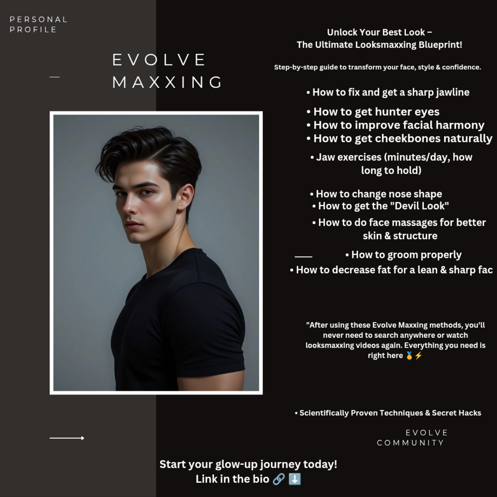 Looksmaxxing blueprint guide