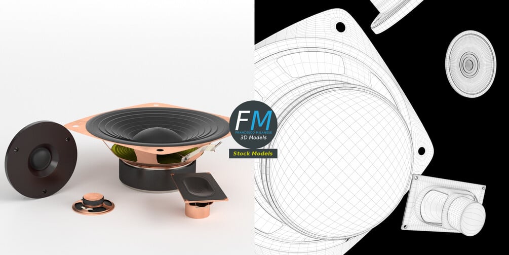 3D MODEL - Speakers