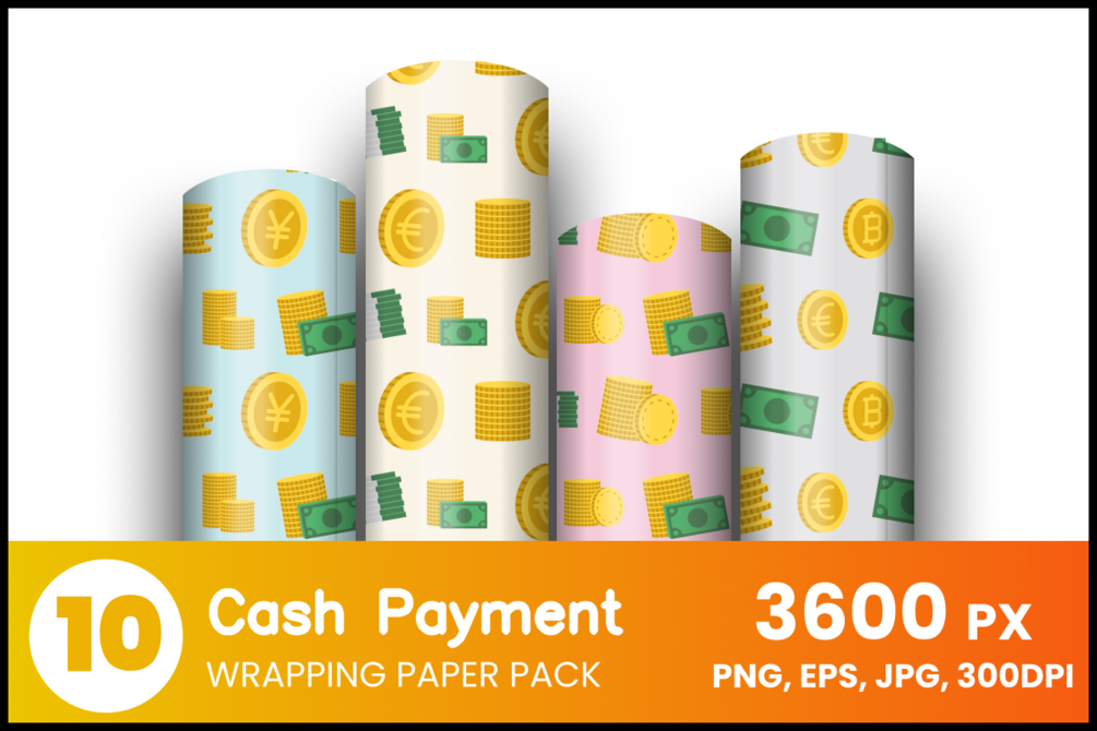 Cash Payment 10 Wrapping Paper