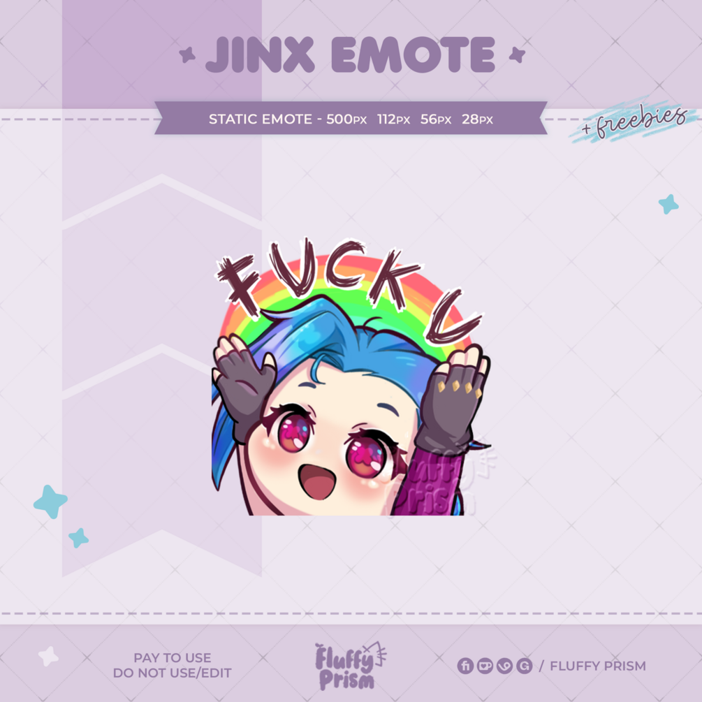 💥 Jinx Emote | fck u