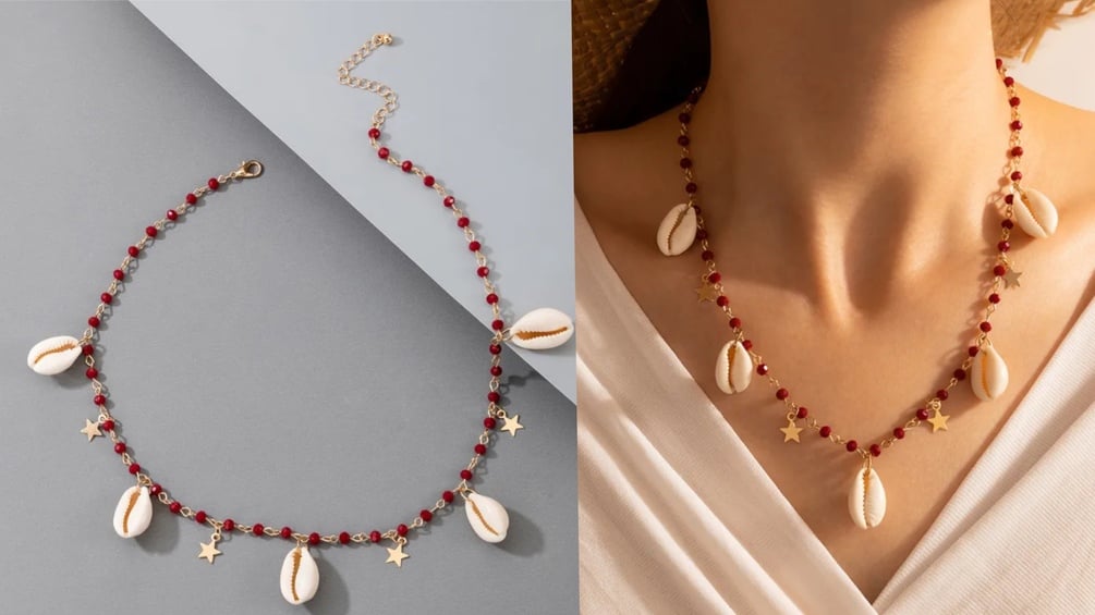 Star shell necklace