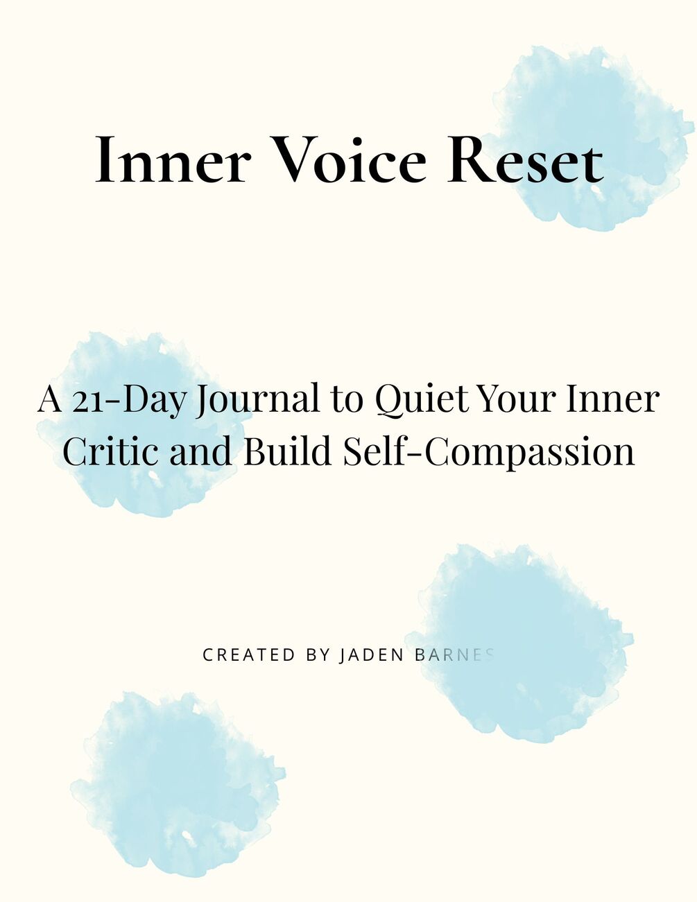 21-Day Self-Reflection Journal