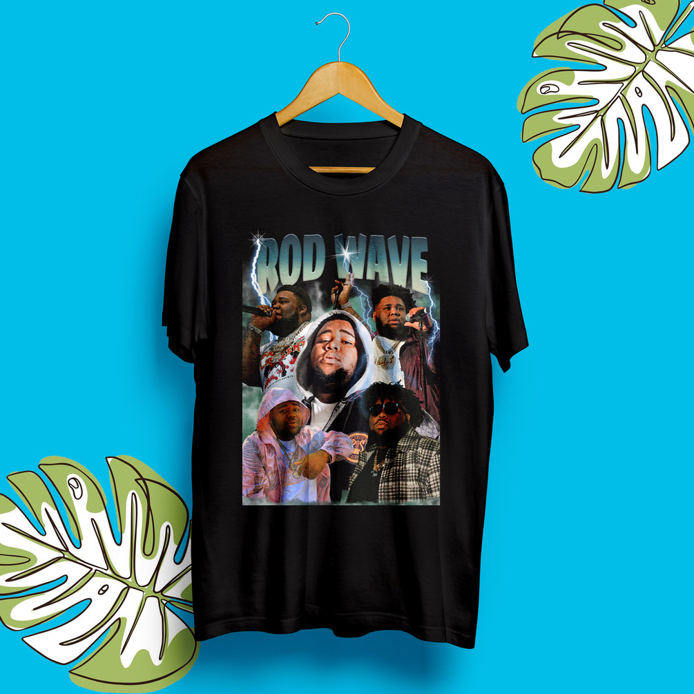 ROD WAVE VINTAGE BOOTLEG TEE. ROD WAVE TOUR. ROD WAVE. FRONT SIDE ...