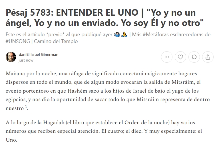 2 Artículos nuevos y sorprendentes para tí, rumbo a Pesaj ...