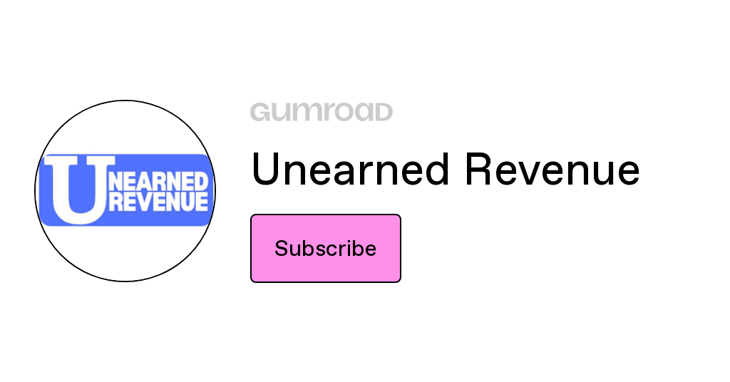 Unearned Revenue