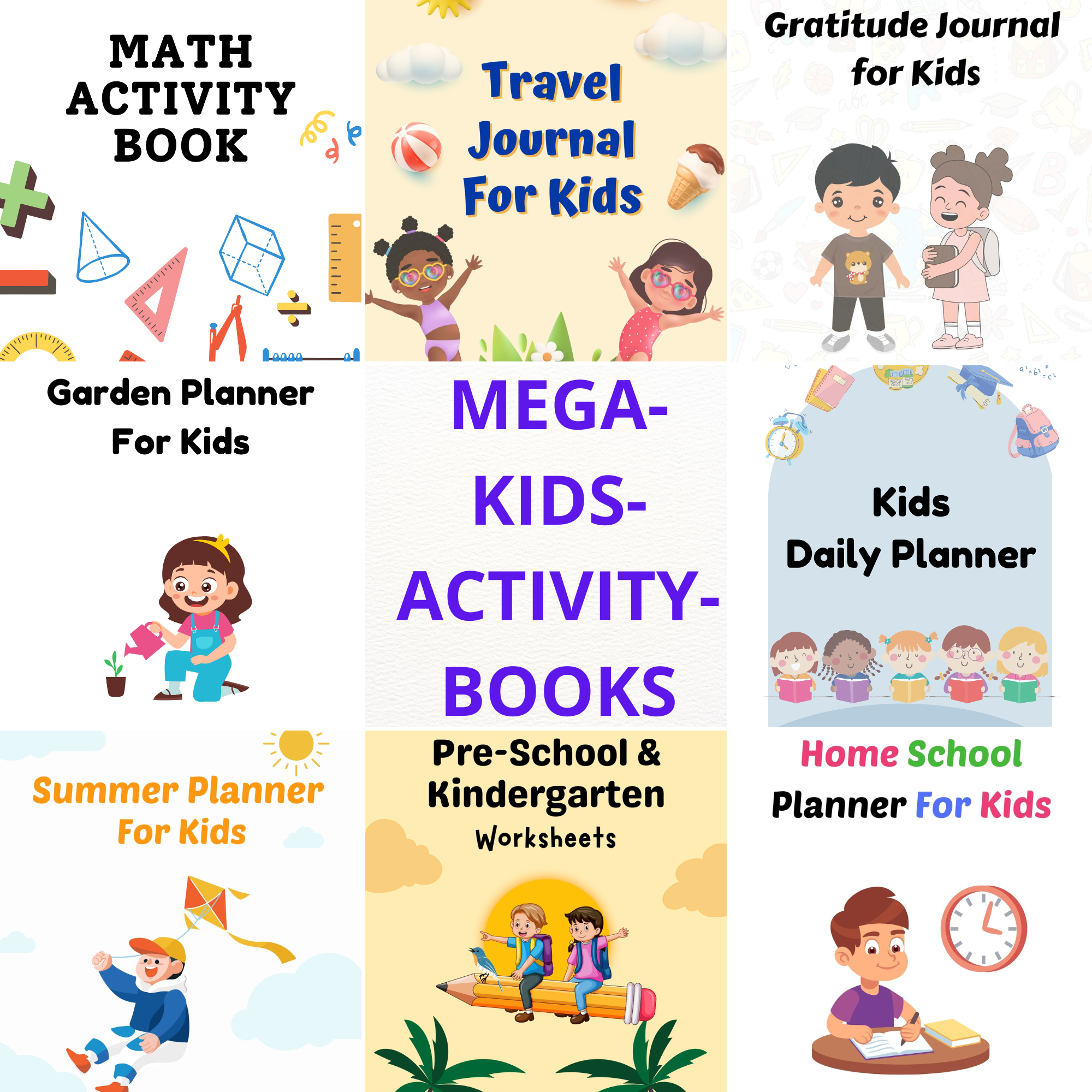 Mega Kids Activity Book