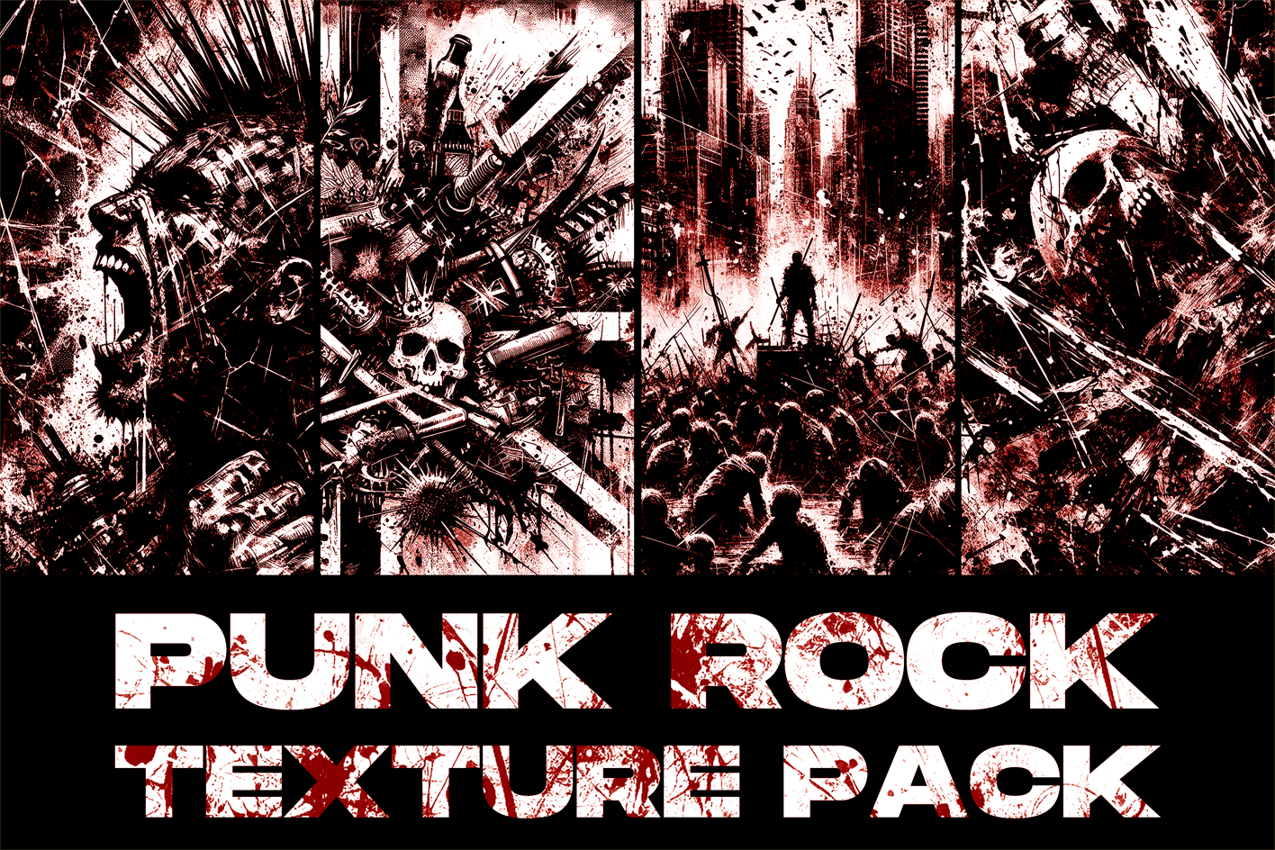 Get Your Punk Out: Elevate Your Designs with Hardcore Punk Rock ...