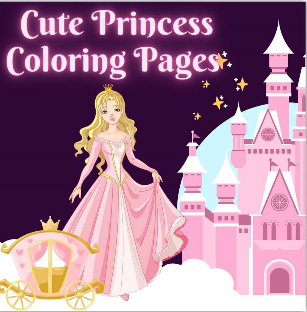 Princess Coloring Book for Girls: 140+ Beautiful Princesses, Best ...