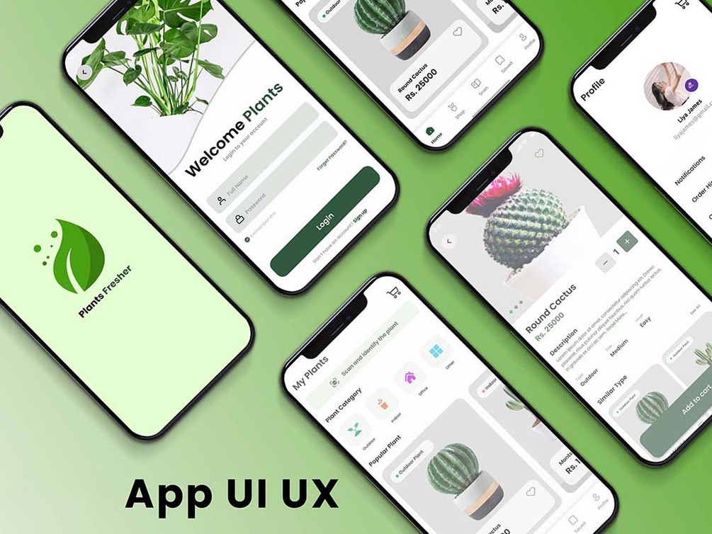 Plants Shop App UI