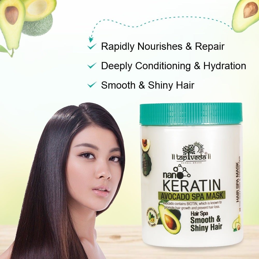 Tapveda Avocado Nano Keratin Hair Spa Mask 900ml