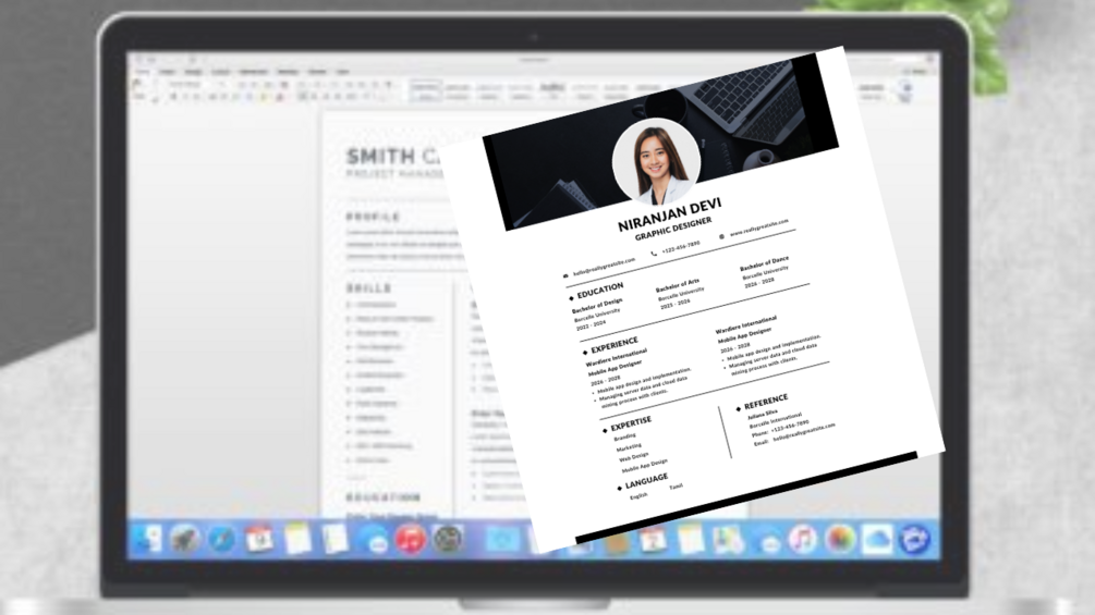 CV template profesionnal 2025